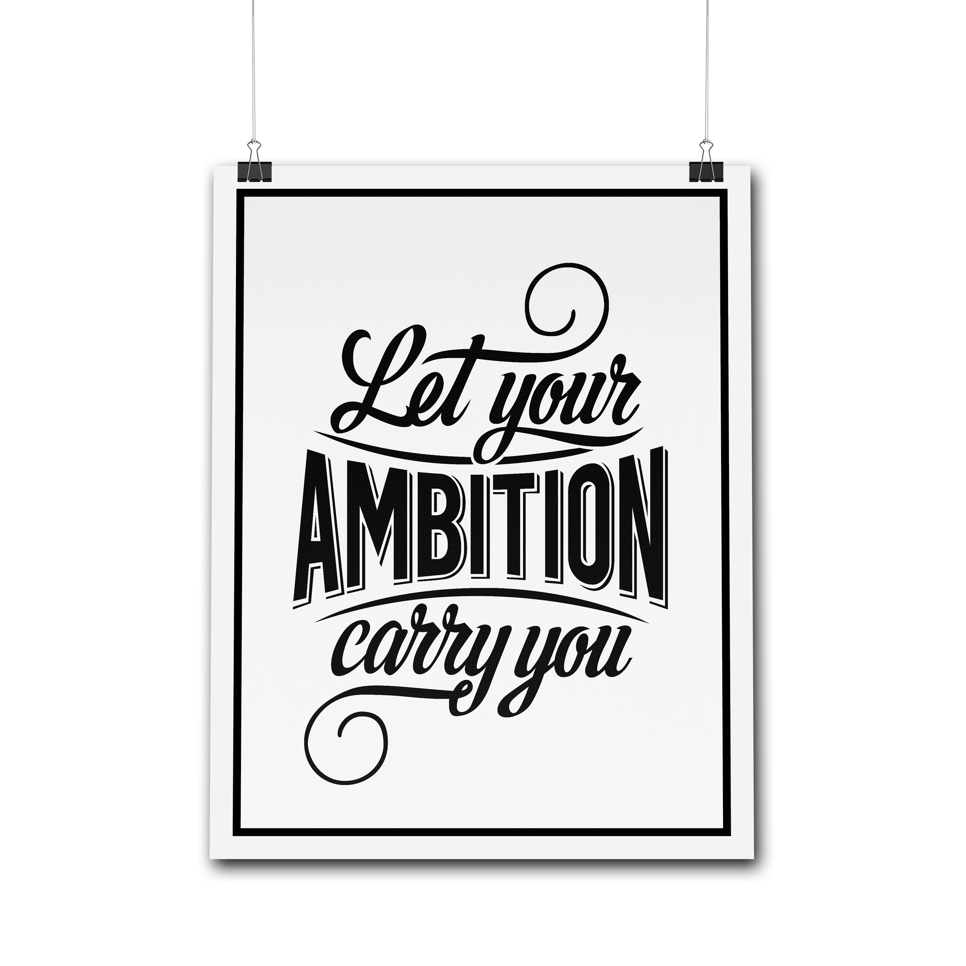 Ambition Poster